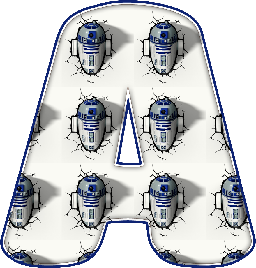 Alfabeto Decorativo: Alfabeto - Star Wars 3 - PNG - Letras - Maiúsculas ...