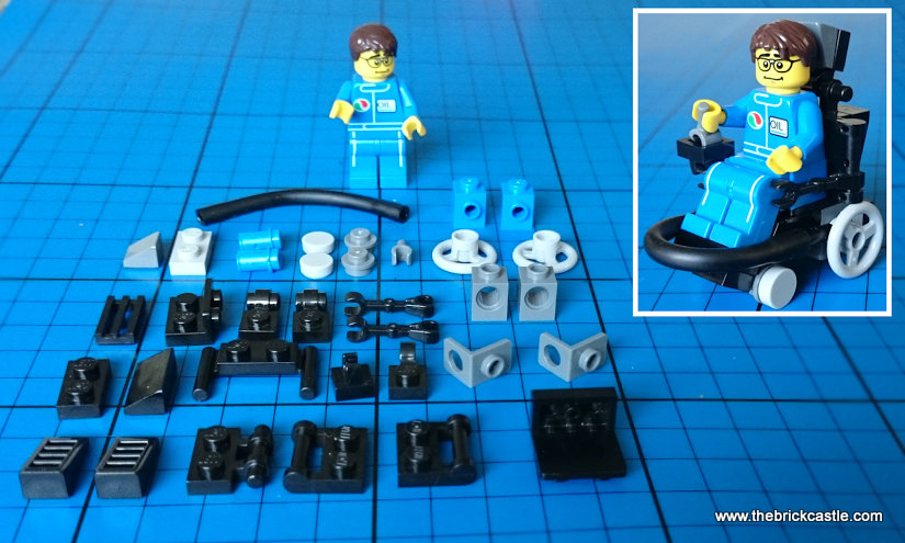 The Brick Castle: How to make a LEGO Wheelchair Footballer