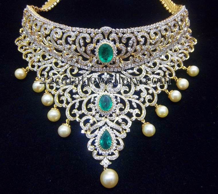 Bridal Necklace by Shree Raj Jewellers - Jewellery Designs