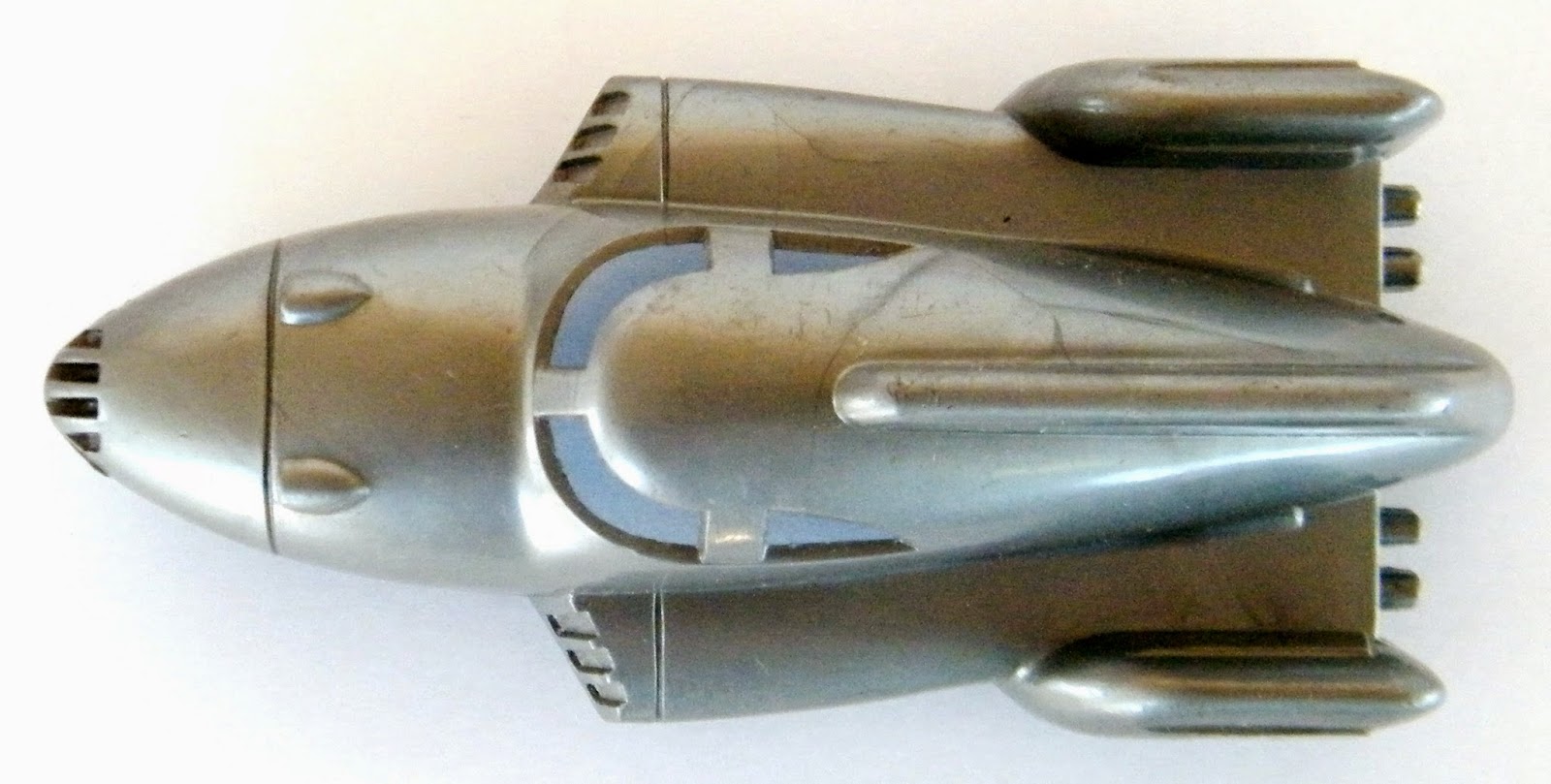 Toys and Stuff: Pyro Rocketship, Early 1950s (silver)