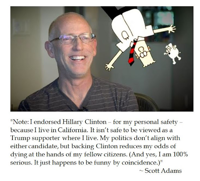 The District of Calamity: Drawing Out Scott Adams on Election 2016