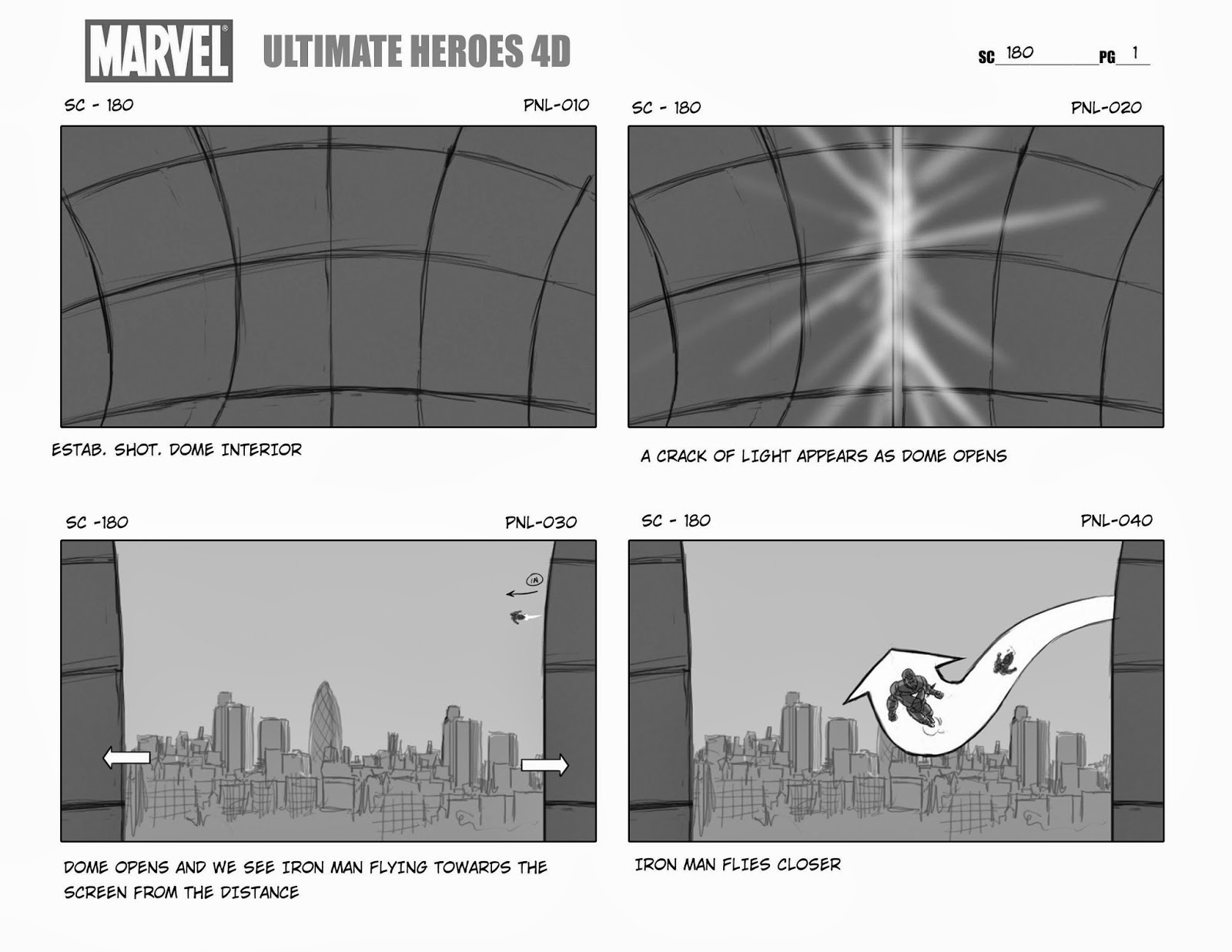 Frank Forte Animation Portfolio: Storyboards-Theme Park