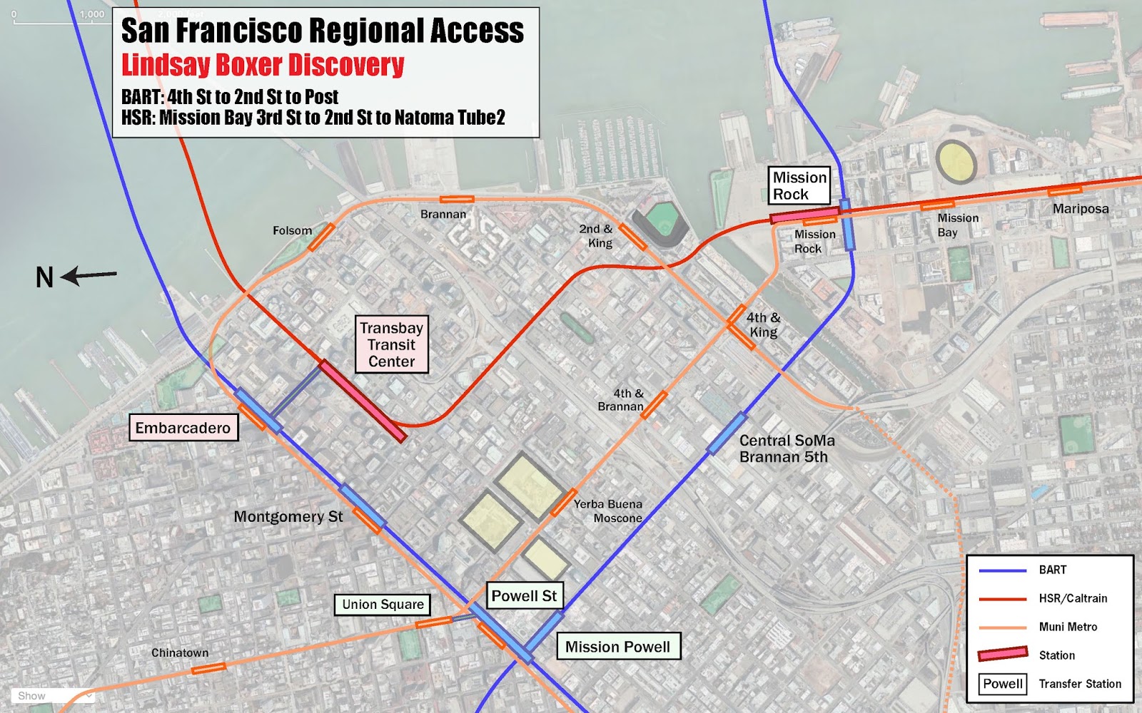 Analyzing the Transbay Alignments: Part I Lindsay Boxer in San Francisco