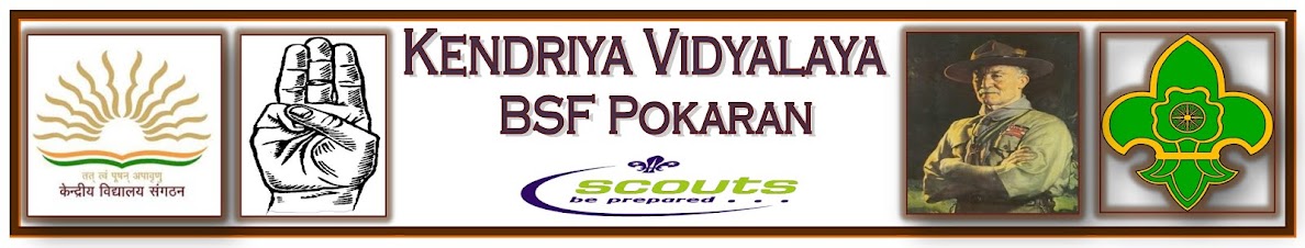 SCOUT GUIDE KV BSF POKARAN: PRATHAM SOPAN