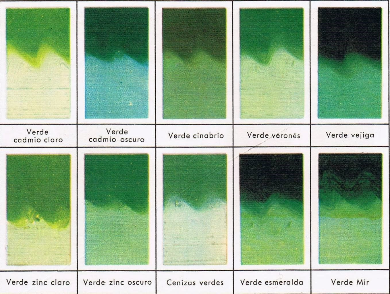 Pintemos Al Óleo: Los Verdes