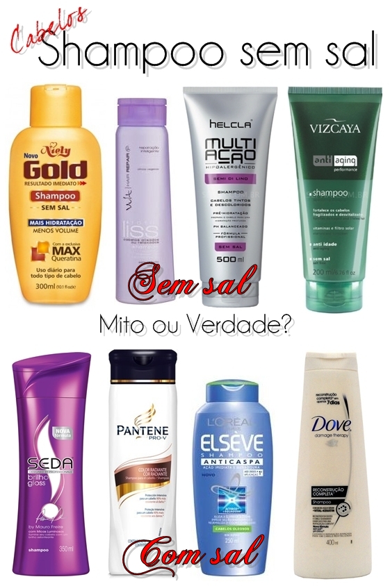 Assunto de Blogueira: Shampoo sem sal: Mitos e verdades!
