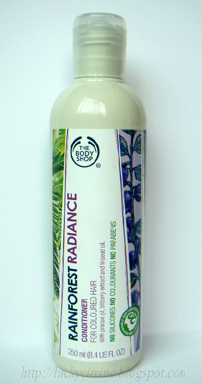Lucky Citrine: The Body Shop Rainforest Radiance Shampoo, Conditioner ...