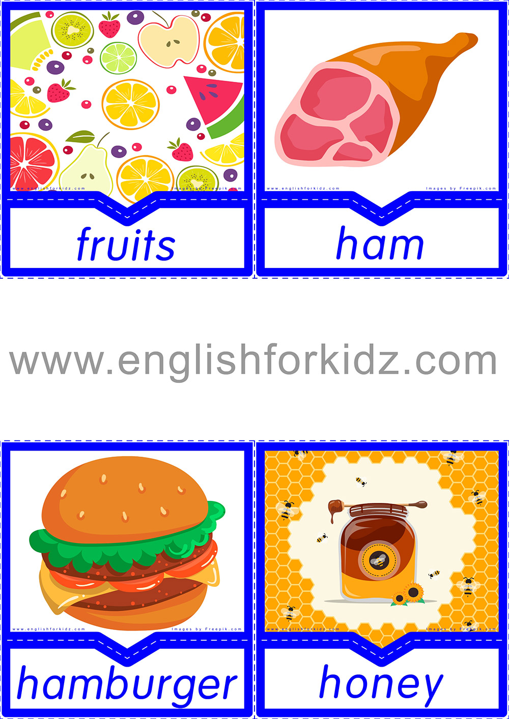 Reading Comprehension Worksheets: Food and Cooking