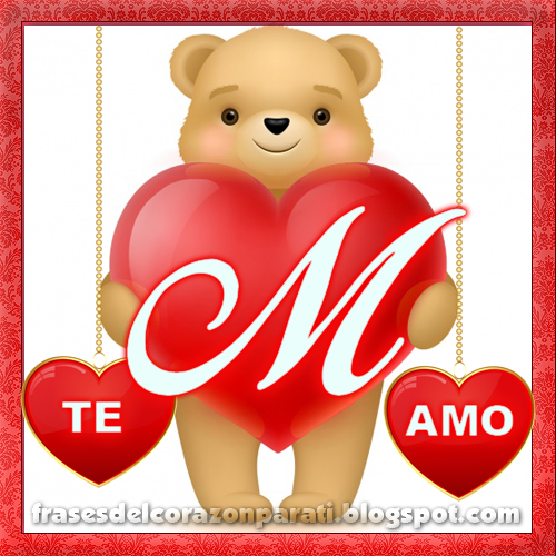 Frases para tu Corazón: Alfabeto Bellos Corazones Te Amo