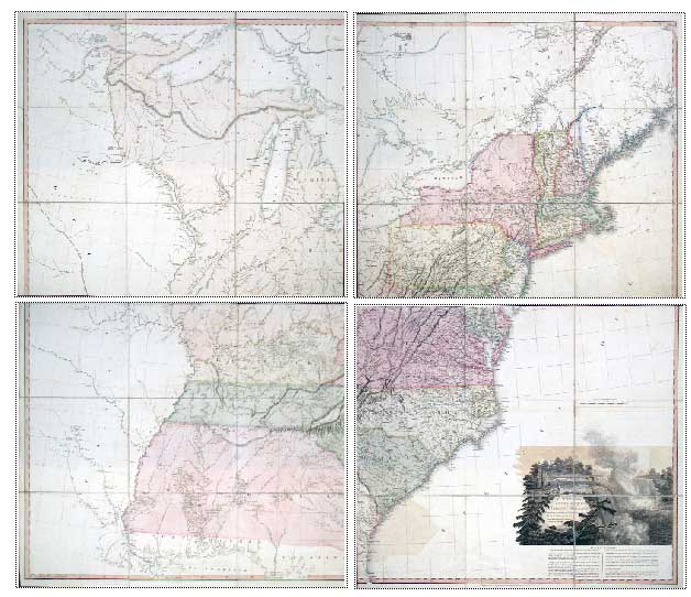 Map of the Day: "A Map of the United States of North America ...