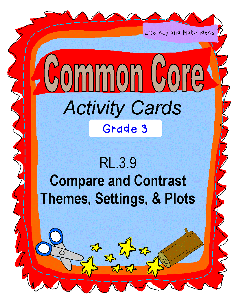 Literacy & Math Ideas: Third Grade Common Core Reading Task Cards Bundle