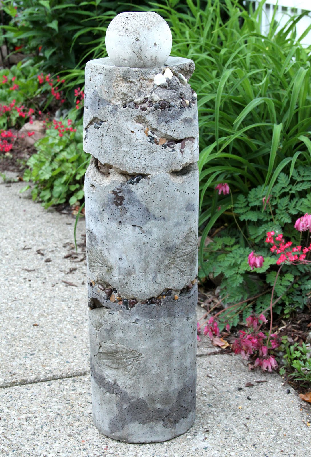 art studio: A large concrete fireball tower would make a great gift for ...