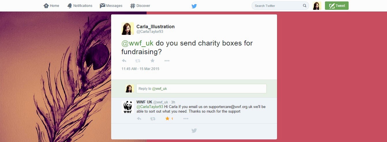 Carla Taylor Illustration: WWF Donation Box