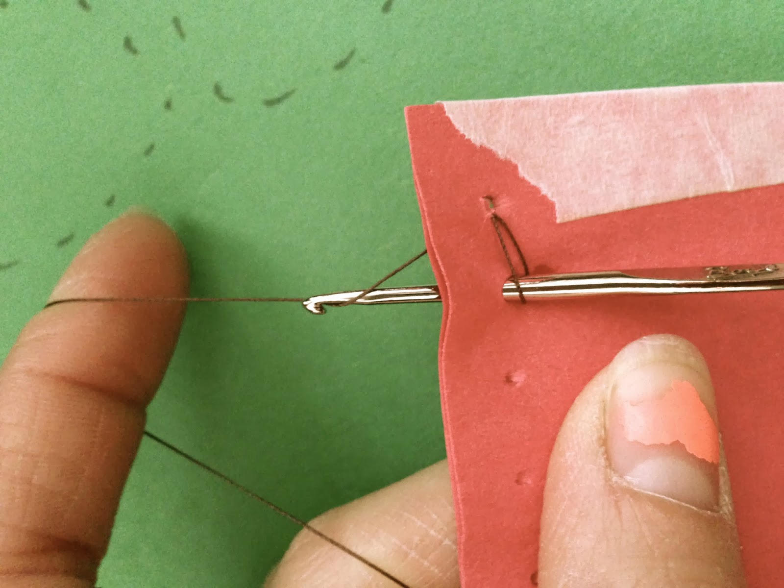 Colorado to Washington: Pull-string-to-Open Packaging Stitch Tutorial