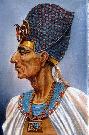 EGITO: Ramsés II, o Grande, o maior faraó do Egito.