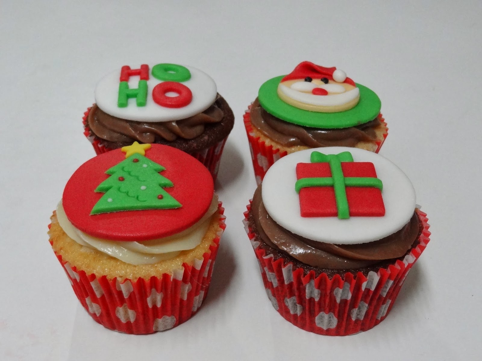 Cupcake de Grife: Cupcakes de Natal!