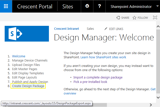 How to Create SharePoint 2016 Design Package using Design Manager ...