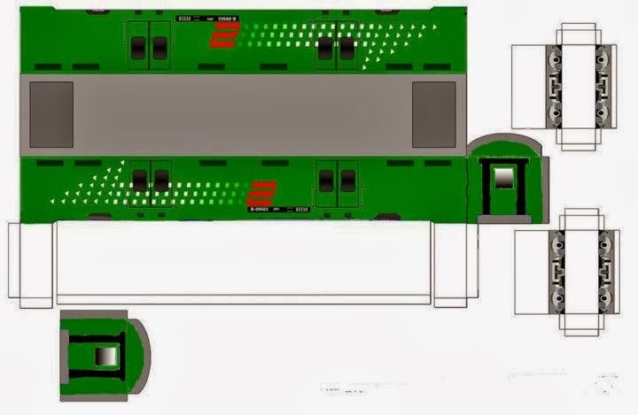 paper craft kereta api indonesia: Paper Craft kereta api indonesia