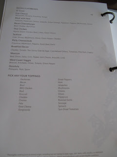 LAS VEGAS DAZE: Aria room service menu