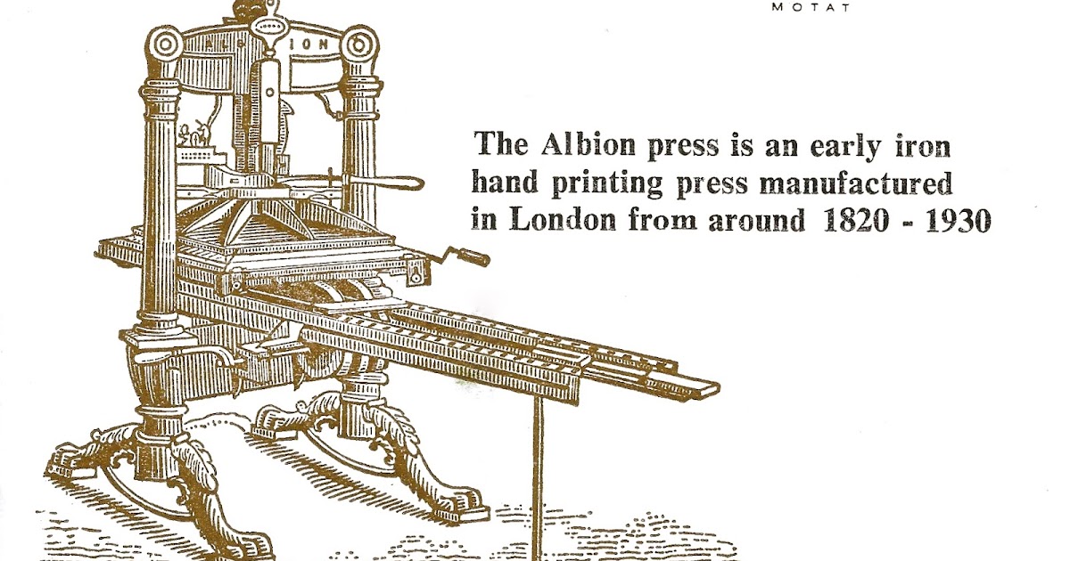 My Favorite Postcards: The Albion Printing Press from the MOTAT Museum ...