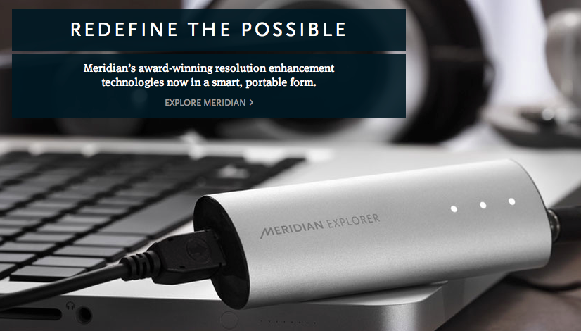 Meridian launches the Explorer: USB DAC and Headphone Amplifier | Poor ...