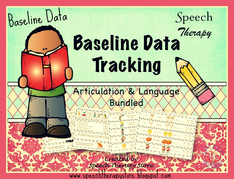 Speech Therapy: Baseline Data Tracking