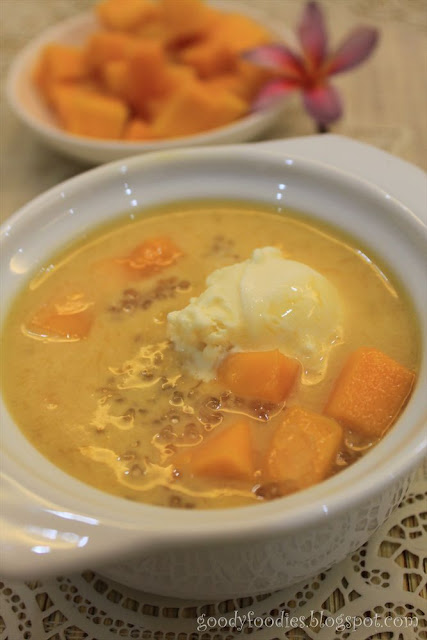 GoodyFoodies: Recipe: Chilled mango cream with sago pearls