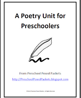 {FREE} A Poetry Unit for Preschoolers | Preschool Powol Packets
