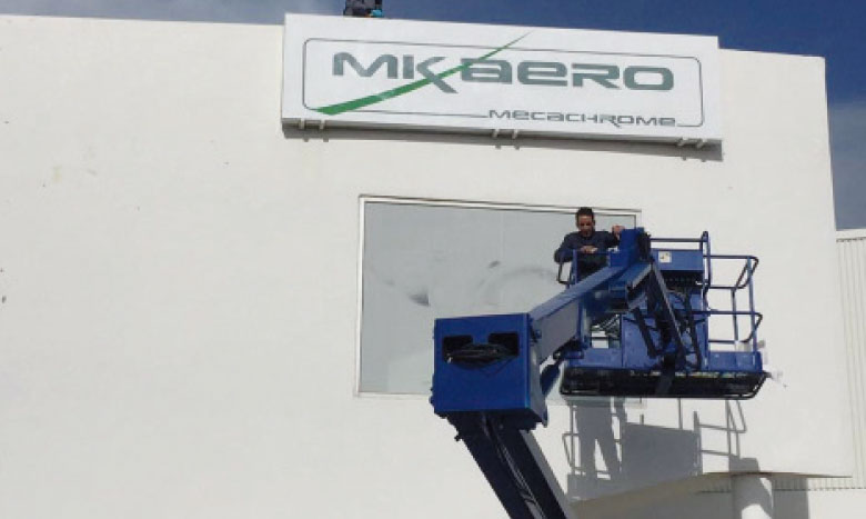 tangermed2: Mecachrome's MKAero extension opening ceremony at Tanger Med.