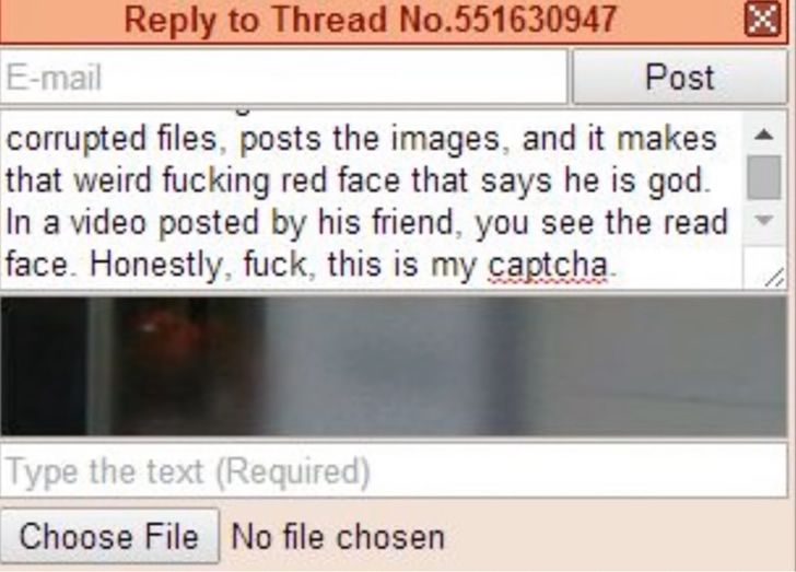 El rostro de Dios, un caso aterrador de 4chan