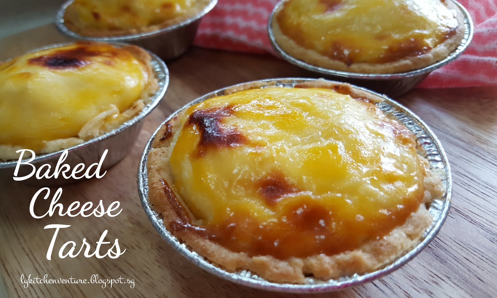 LY's Kitchen Ventures: Baked Cheese Tarts