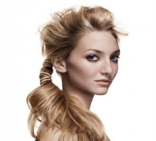 Latest Fashion Collection: Long hair Side Ponytail