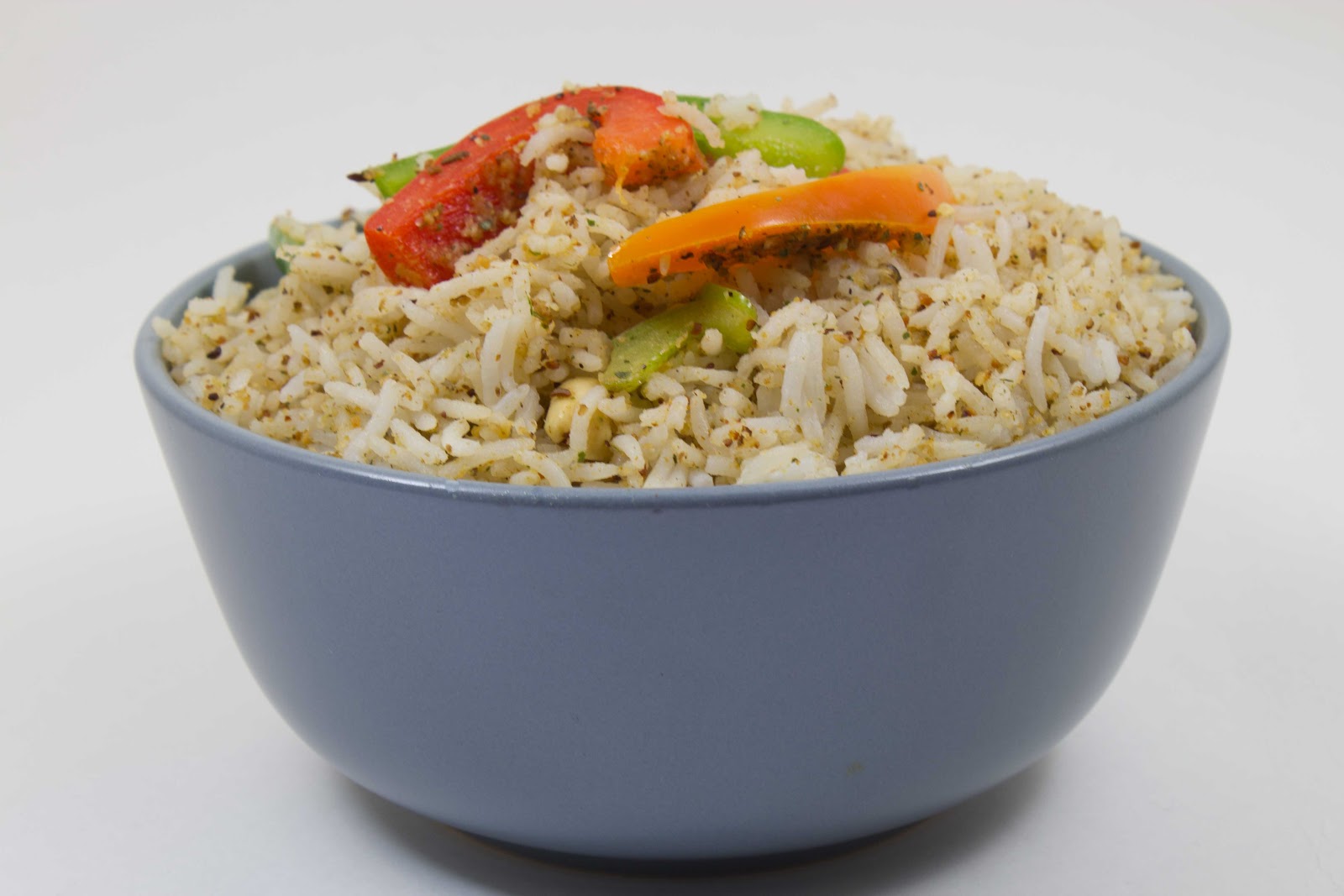 fabulous fridays: Egg Curry with Masala Capsicum rice