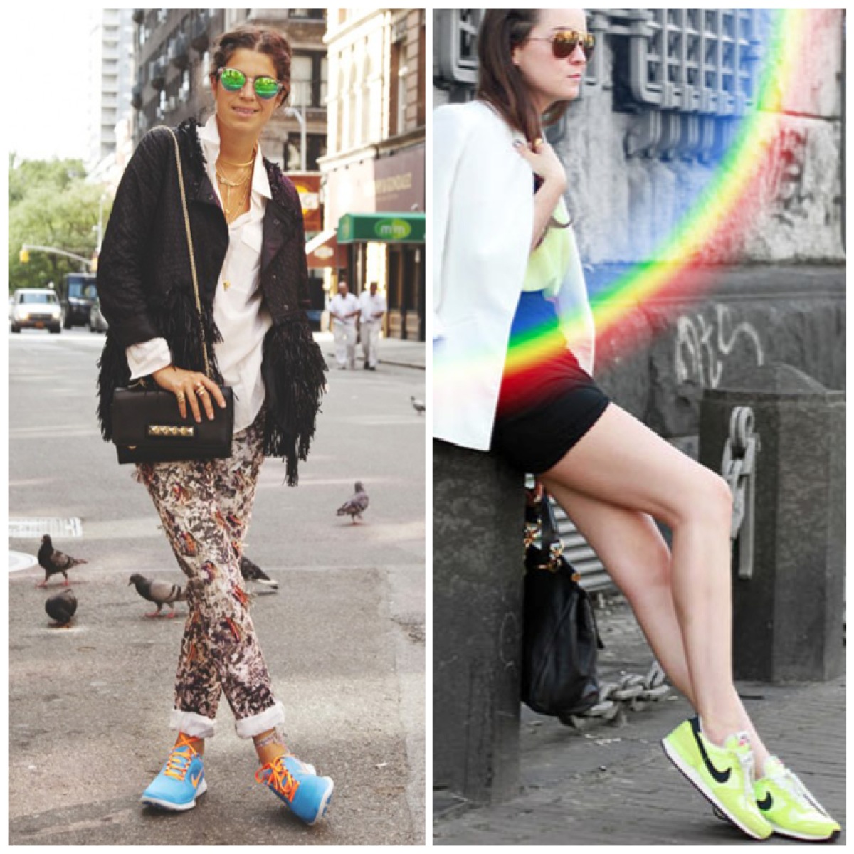 Chock color - running shoes - tênis neon