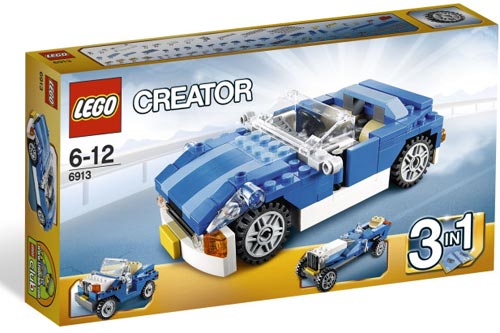 Jual Lego Murah Indonesia: Lego Creator - Blue Roadster (6913)