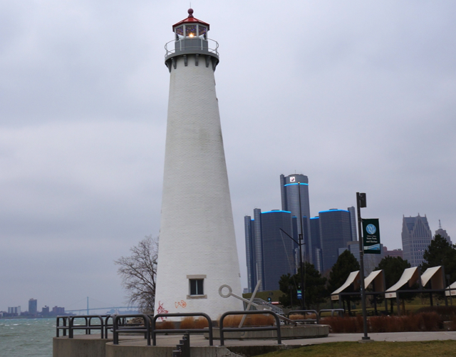 Michigan 1001 Daily Photo: Urban Lighthouse in Detroit