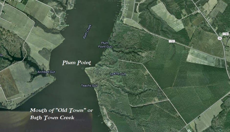 B.C. Brooks: A Writer's Hiding Place: Blackbeard's Land at Plum Point?