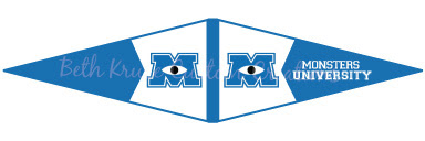 Monster University Flag