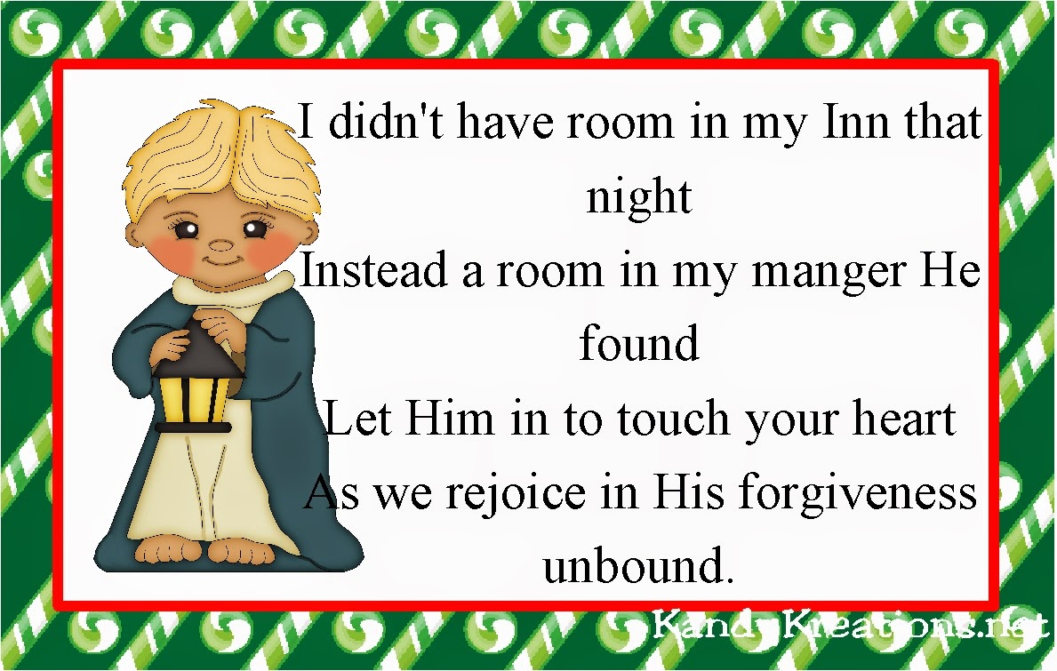 DIY Party Mom: The Inkeeper: Christmas Nativity Advent Gift Day 6