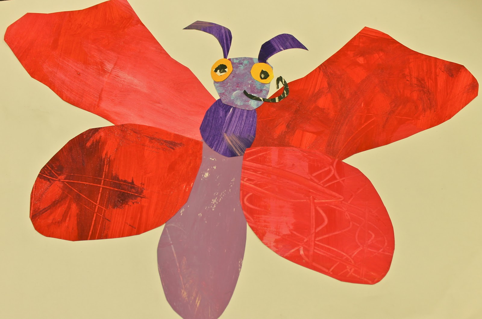 Exploring Art-Education: Eric Carle Collage Very Inspiring Insects