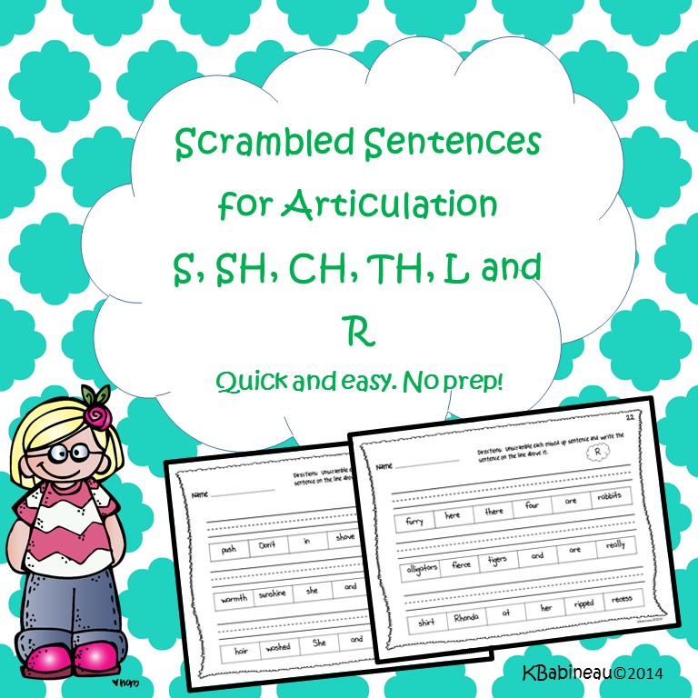 The Best of Teacher Entrepreneurs II: Articulation Scrambled Sentences ...