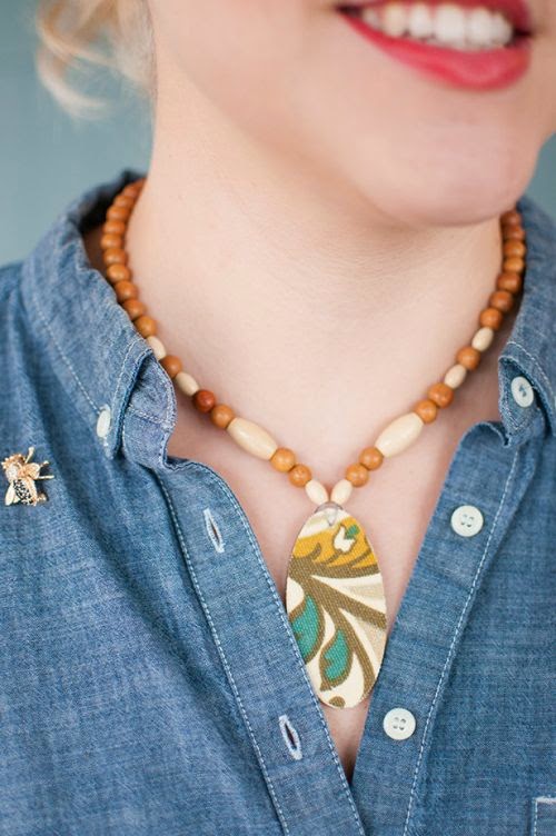 DIY Quick And Stunning Wooden Tag Bead Necklace | DIY Fashion List