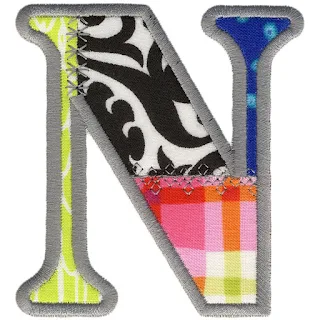 Abecedario con Retazos de Tela en Patchwork. Alphabet in Patchwork ...