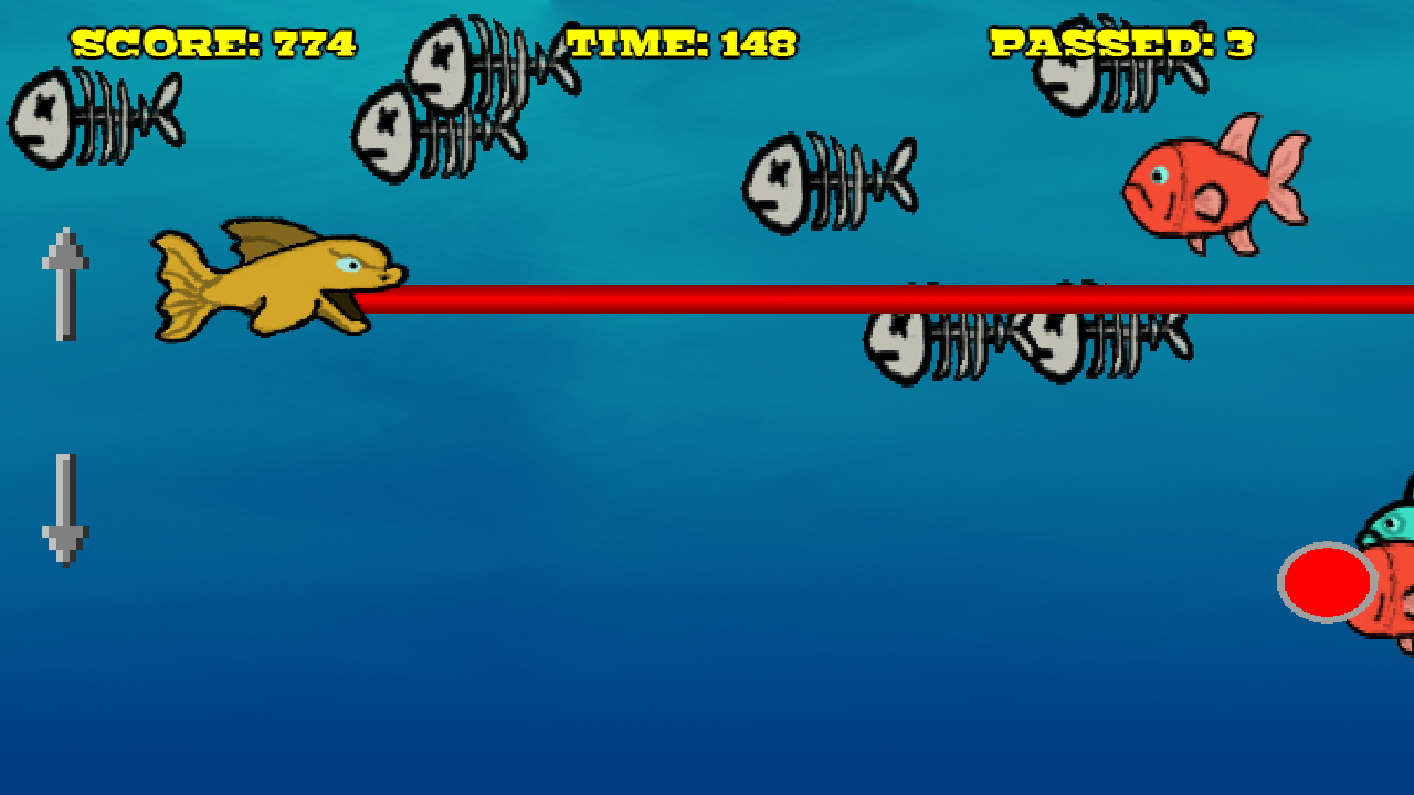 Pixelated Gravity: Lasers and Fish