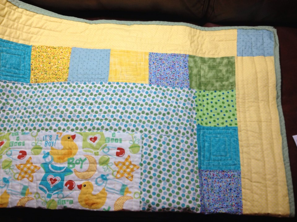 Steph's Sew Sew Life: Baby Boy Quilt using Speedy Baby 2 Pattern ...