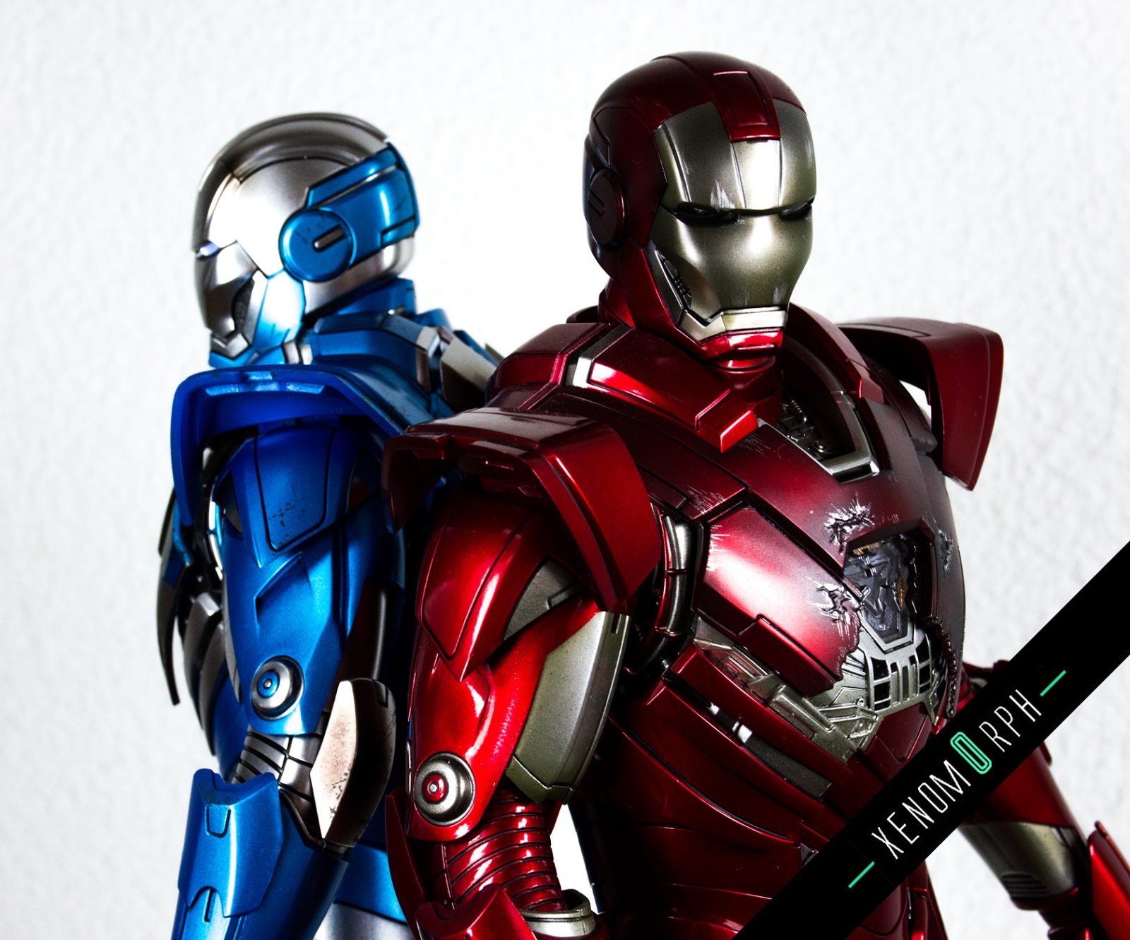 Hot Toys Iron Man Blue Steel - IM 3 1/6 MMS391 - photo and video review