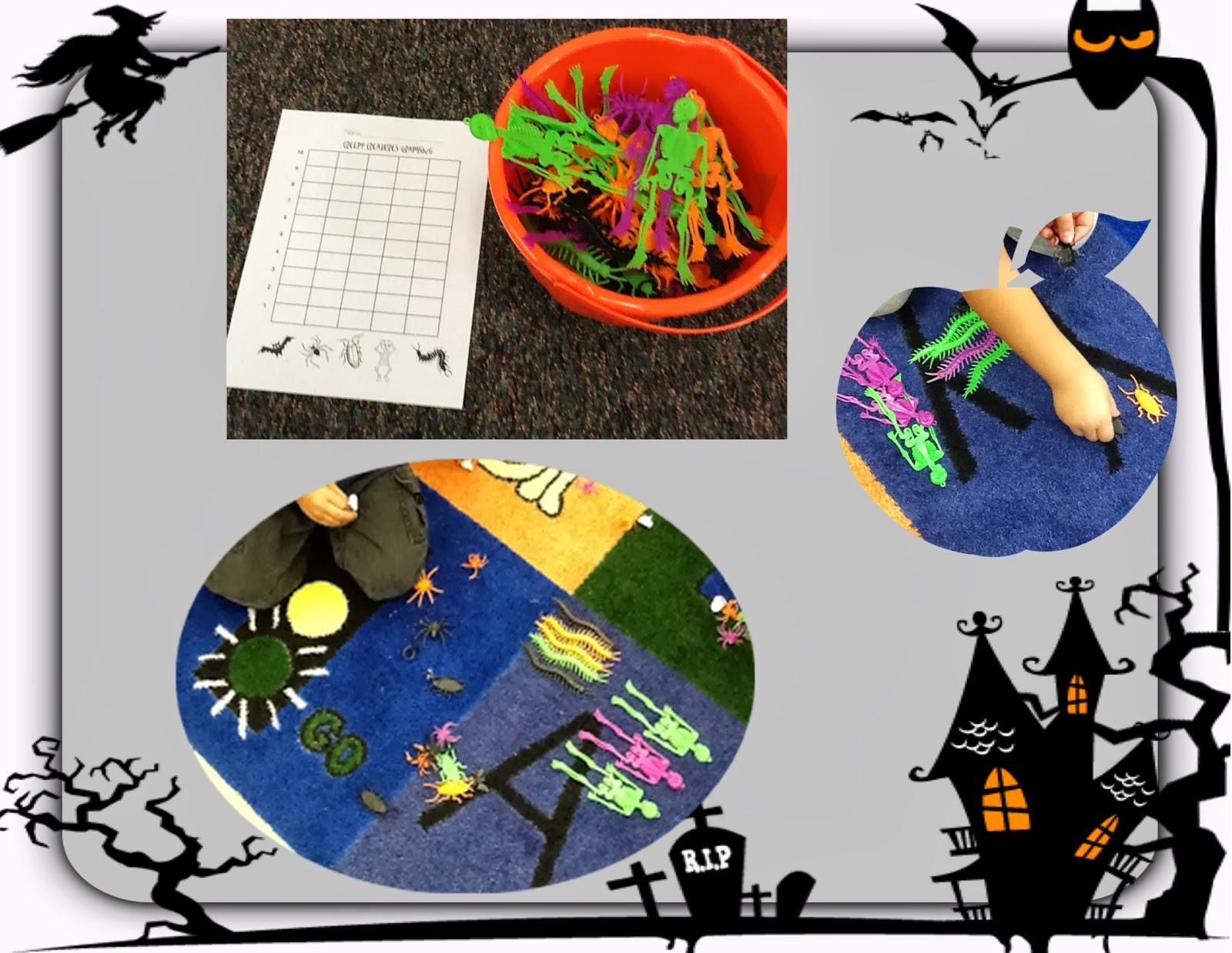 Christina's Kinder Blossoms: Addition with Creepy Creatures