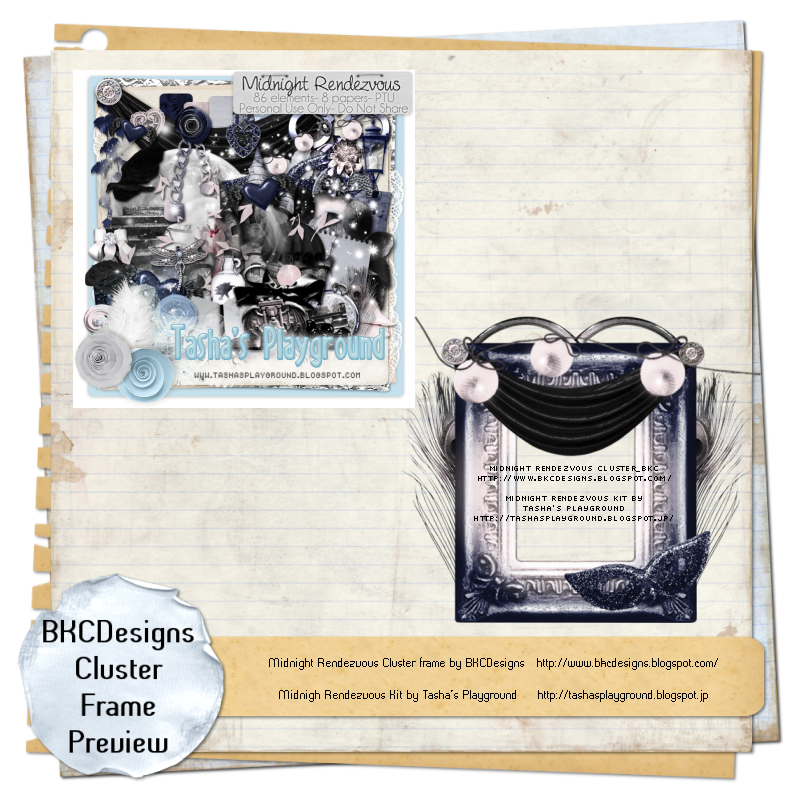 BKC Designs: Midnight Rendezvous FTU Cluster Frame