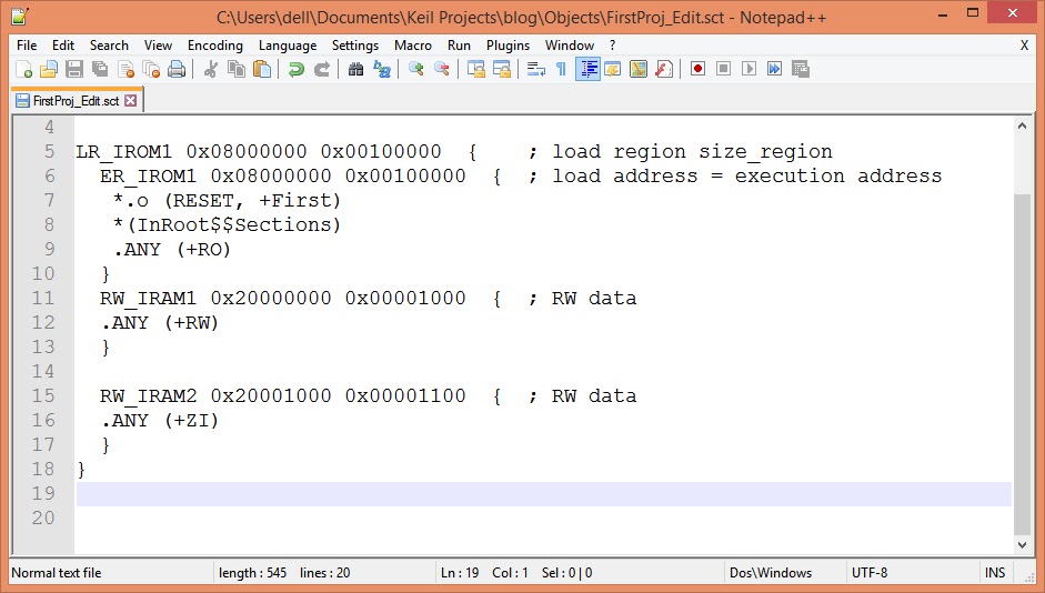 1000 ARMs Programming: ARM Programming 4 - Understanding Scatter file in Keil - Linker ...