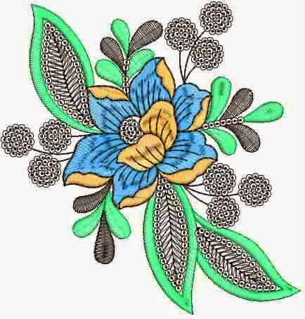 EmbDesignTube: Modern Trendy Work Embroidery Patch Designs